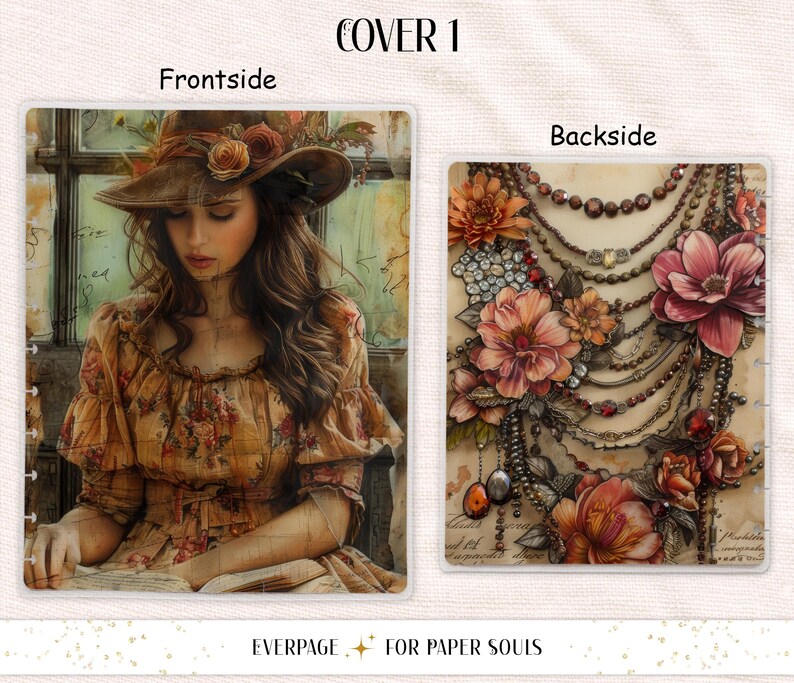 Printable Planner Cover Set | Happy Planner, TUL, EC, A5, A6 | Digital ...