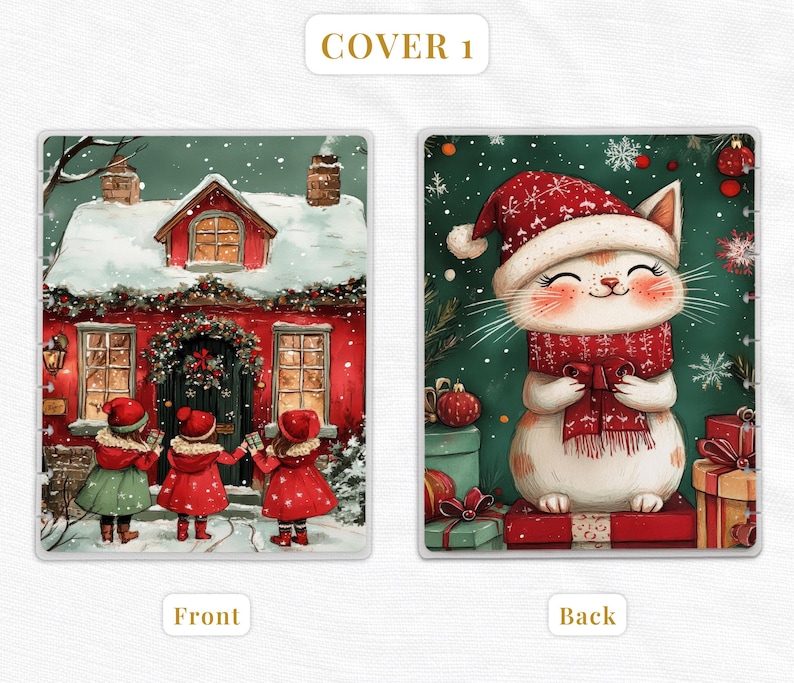 Laminated Planner Cover Set | Happy Planner and TUL | Holiday House ...