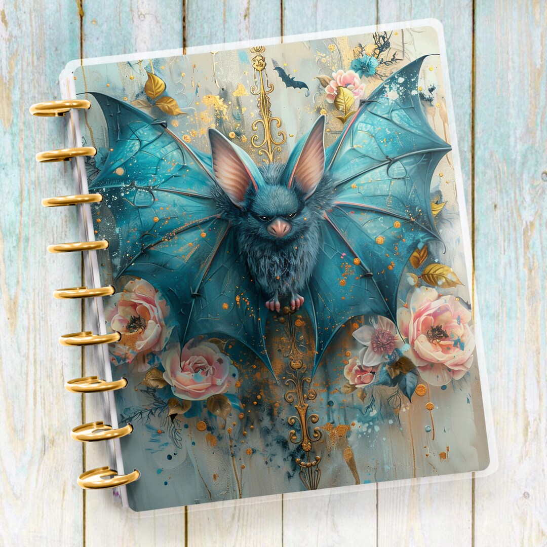Blue Horror Disc Bound Planner Cover, Classic Happy Planner Plastic ...