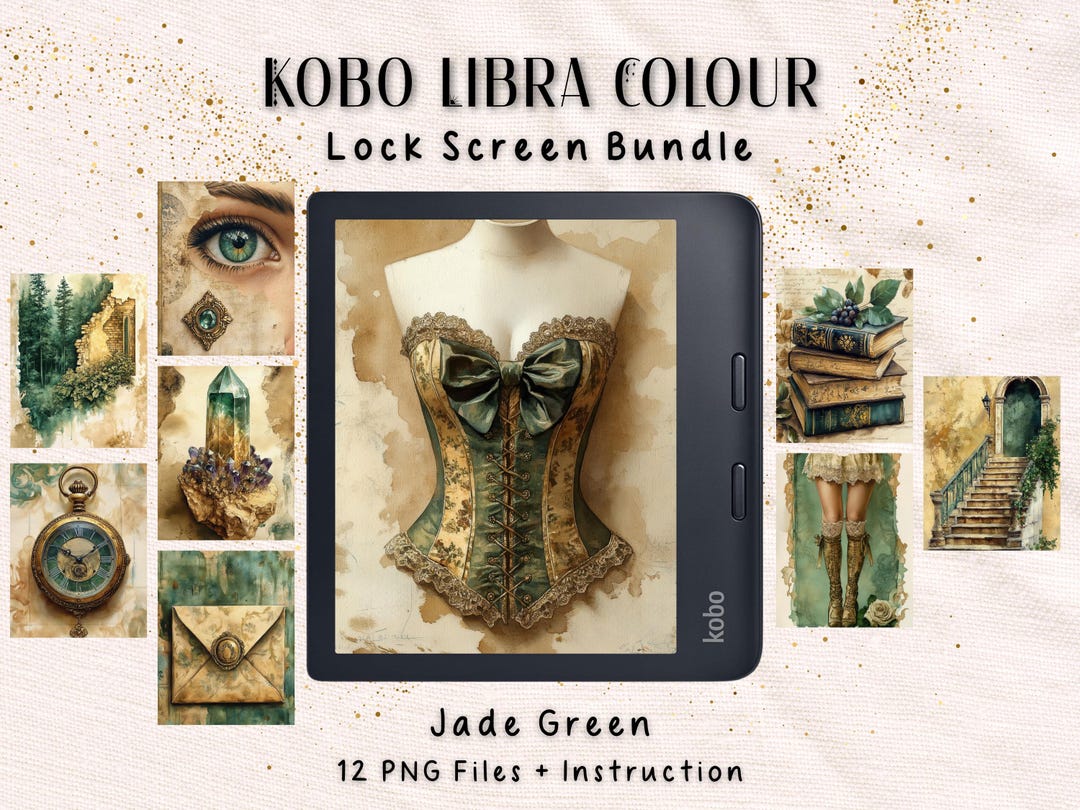 Kobo Libra Colour Lock Screen: Nostalgic Ereader Wallpaper (digital ...