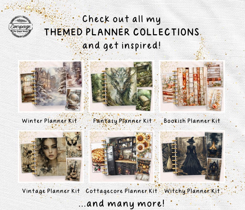Blue Dragon Portrait Planner Dashboard | Happy Planner, TUL, Ring ...