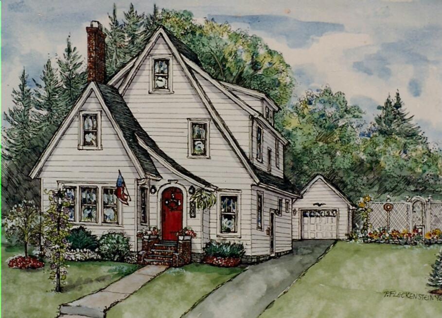 House Portrait,custom House Portrait,original House Portrait,painting ...
