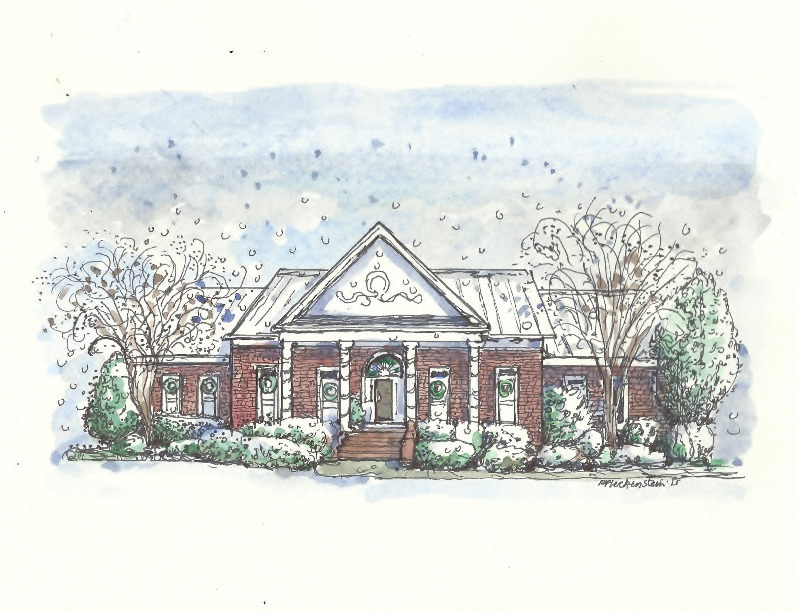 HOUSE PORTRAITS original custom portrait of your home or | Etsy