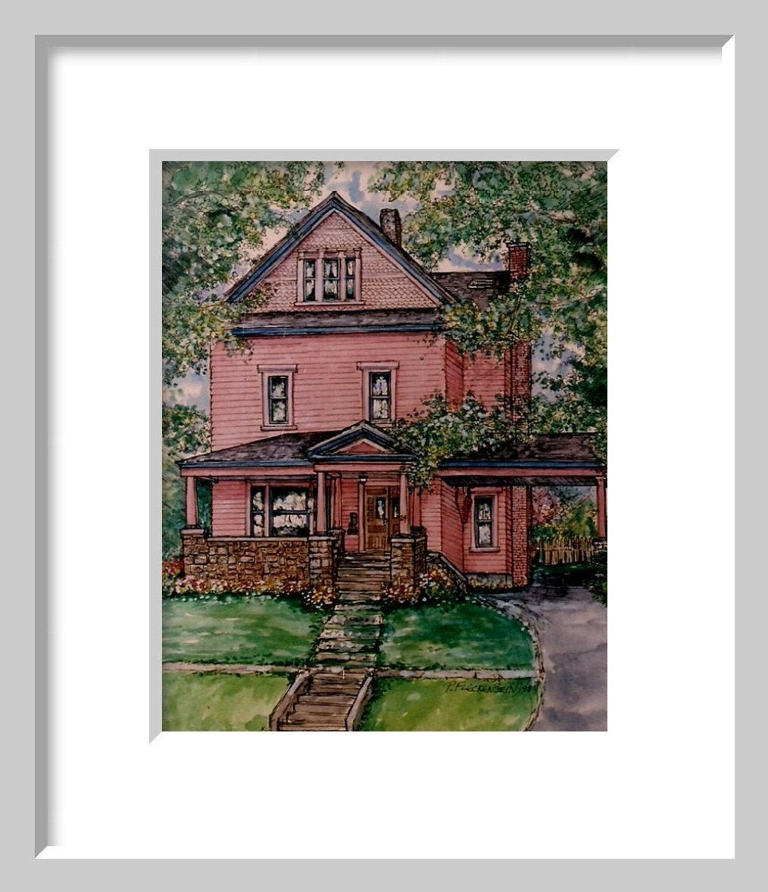 Handpainted House Portraits, Homes, Churches, Schools, Restaurants ...