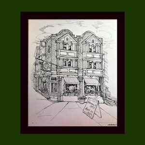 Pen and Ink Custom House Drawing, House Portrait, Handdrawn Original ...