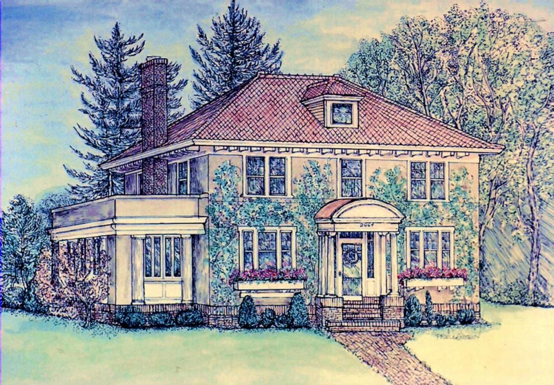 HOUSE PORTRAITS original custom portrait of your home or | Etsy