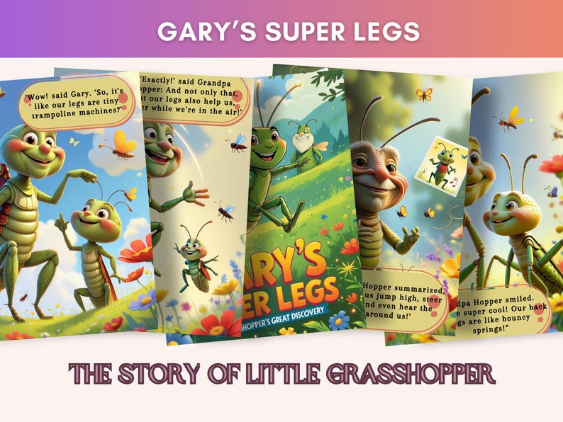 Busy Book Grasshopper: Toddler Learning Story Activity (PDF Download - Etsy