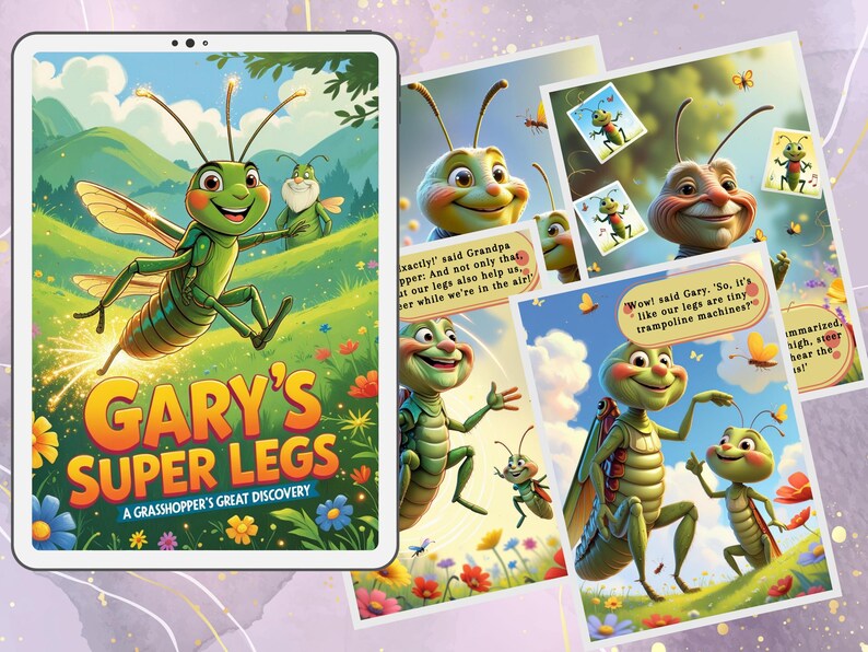 Busy Book Grasshopper: Toddler Learning Story Activity (PDF Download - Etsy