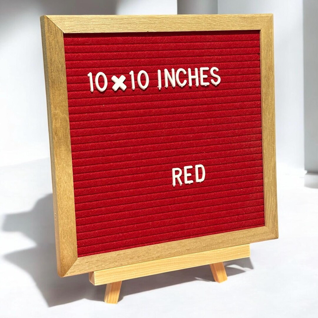 Felt Letter Board 10x10: Custom Message Sign, Home Decor, Vendor Booth ...