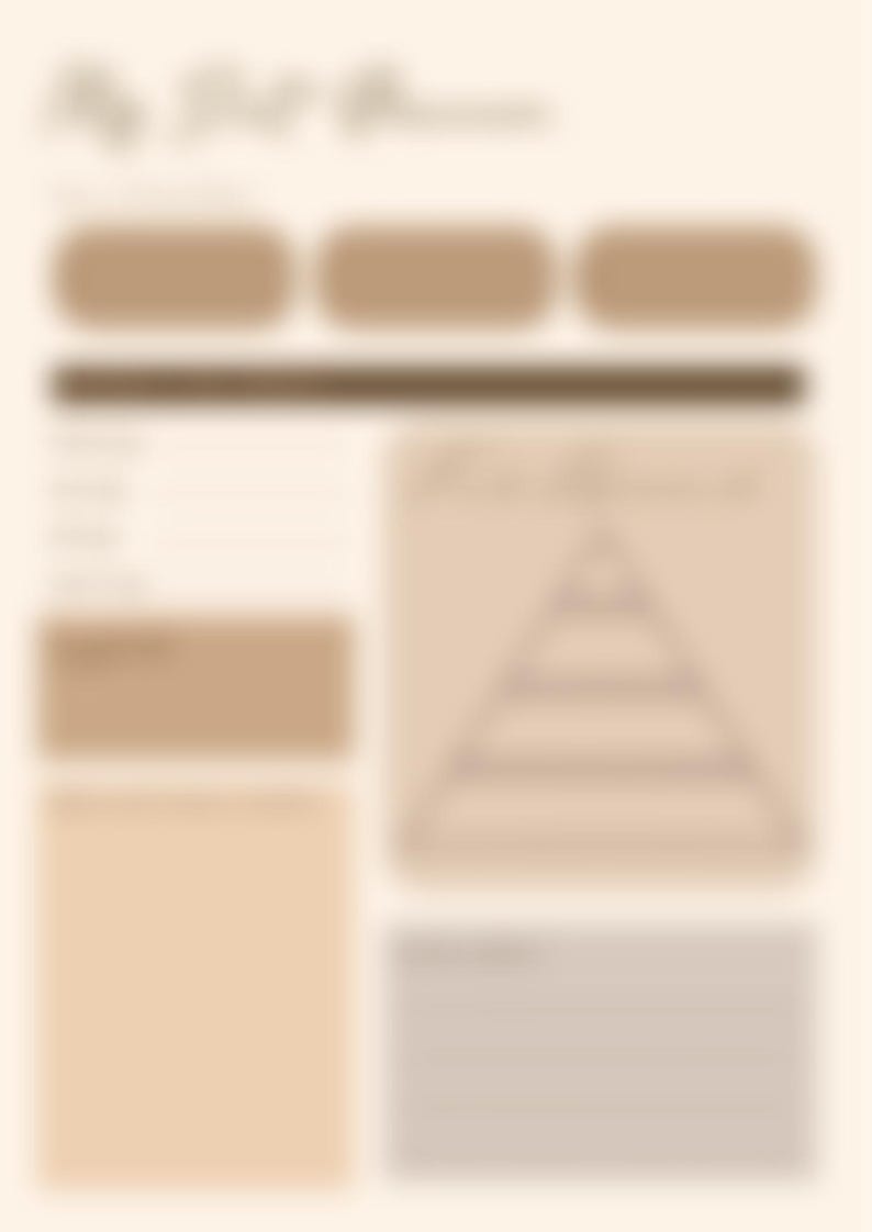 Diet Planner: Tracker, Food Pyramid, Chart, Diary, Journal, Daily ...