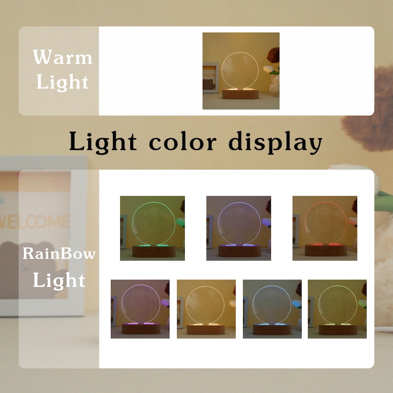 Bluey Night Light With Name, Classic Cartoon Character Custom Night ...