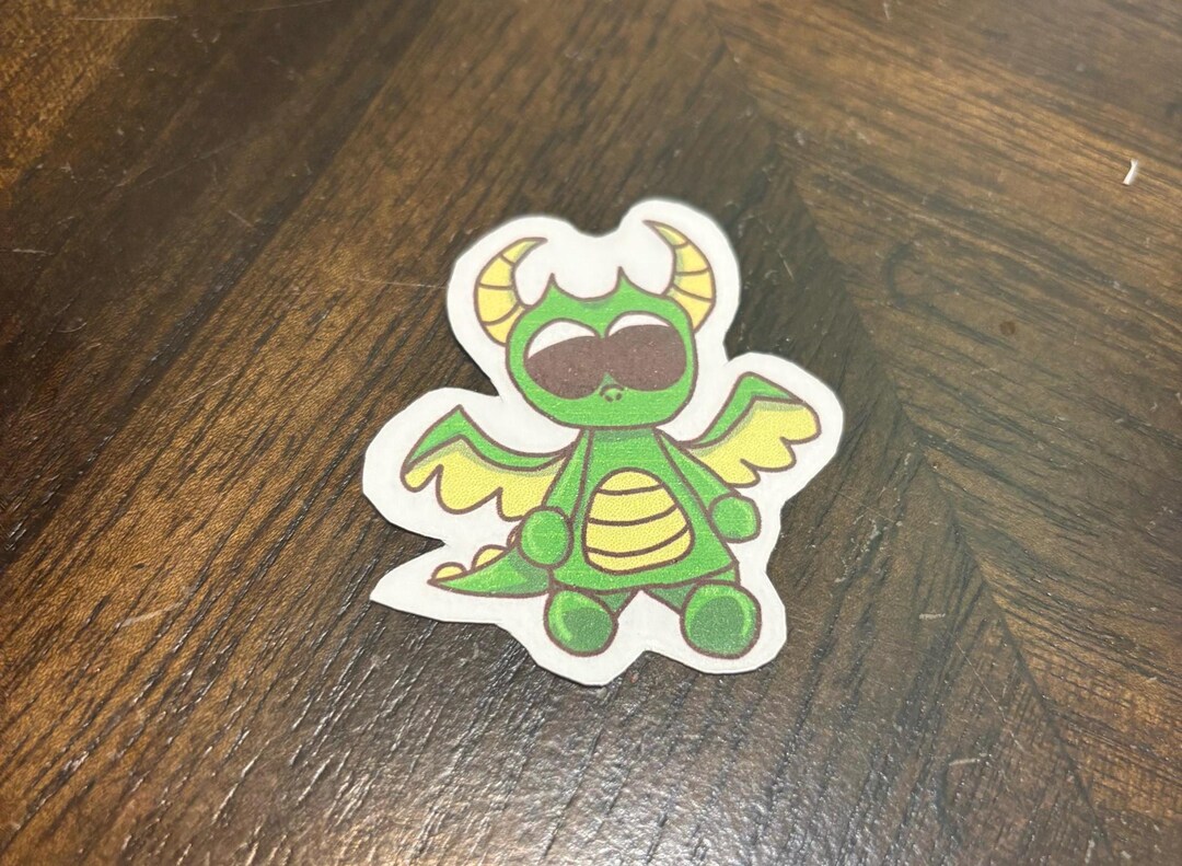 Dragon Chibi Sticker - Etsy