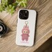 Cute LABUBU Phone Case, Kawaii Pink Plush Keychain Design, Pop Mart Fan ...