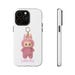 Cute LABUBU Phone Case, Kawaii Pink Plush Keychain Design, Pop Mart Fan ...