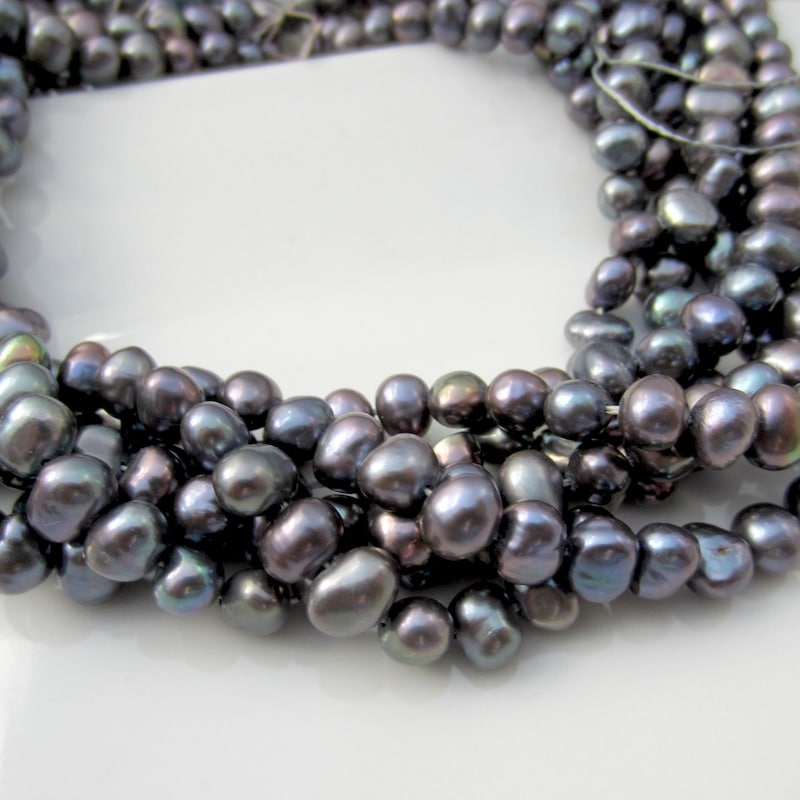 Freshwater Pearl 7mm Blue - Etsy