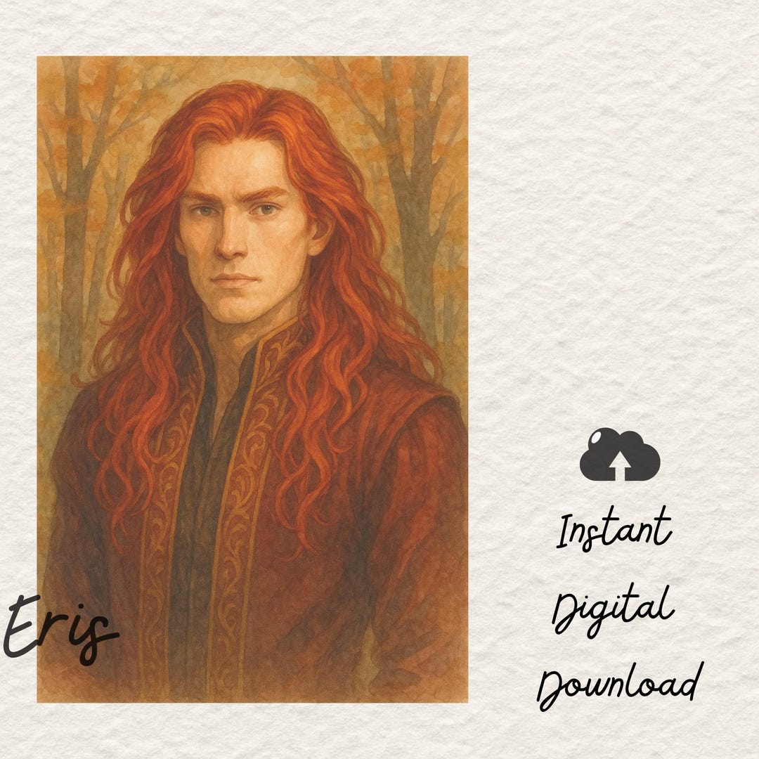 Eris ACOTAR Fantasy Art, Printable Wall Art, Digital Download Poster - Etsy