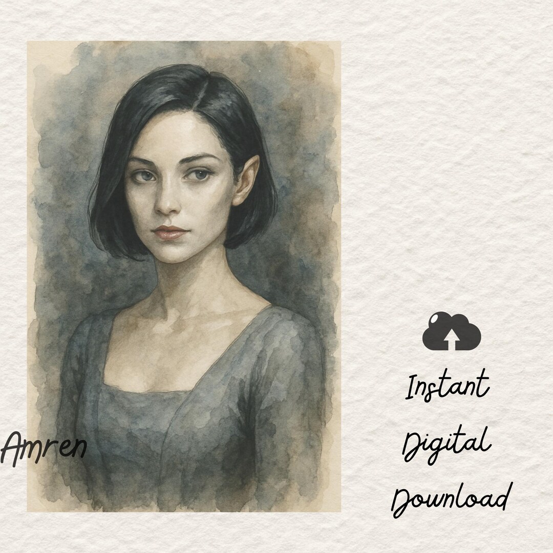 Amren Art Print, Night Court Inner Circle, ACOTAR Fantasy Wall Art ...