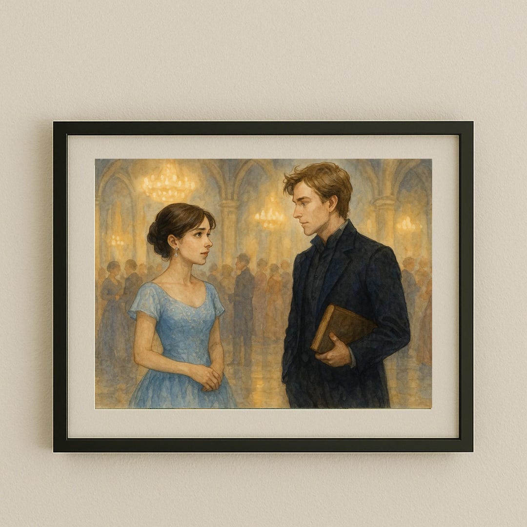 Vin and Elend Venture Mistborn Art Print, Fantasy Wall Decor, Digital ...