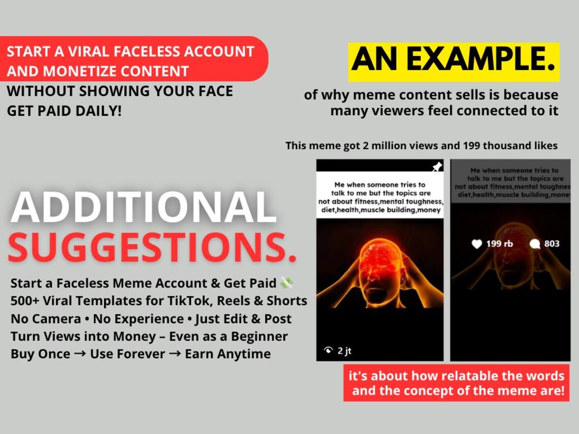 Viral Meme Video Template Bundle | Tiktok, Reels, Shorts (canva, Capcut ...