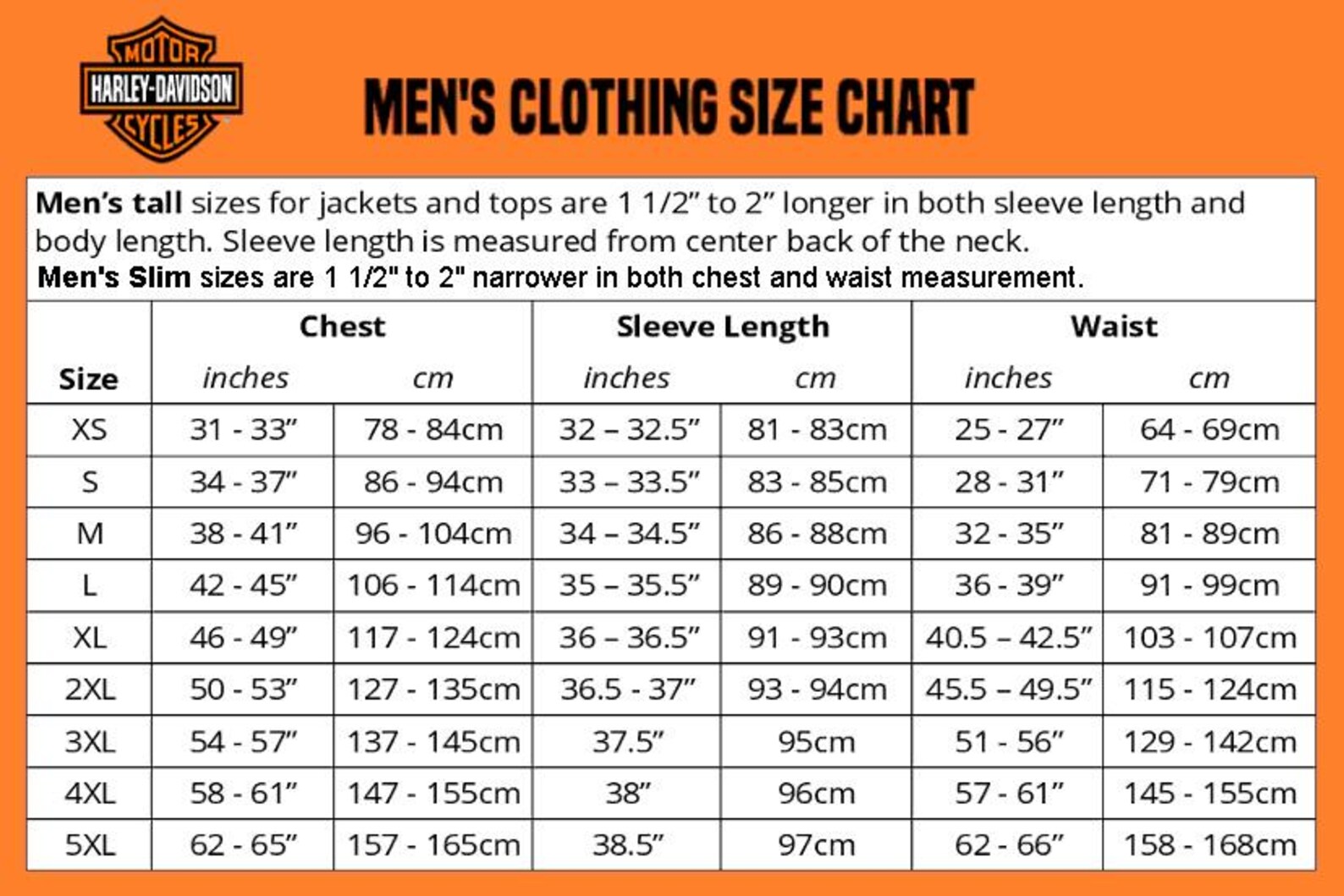 Men's H-D Classic Cruiser 98118-08VM Black and Orange Motorbike Bomber ...