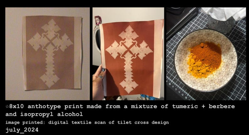 The Last Supper - Berbere and Turmeric Anthotype | Print Sun-printed ...