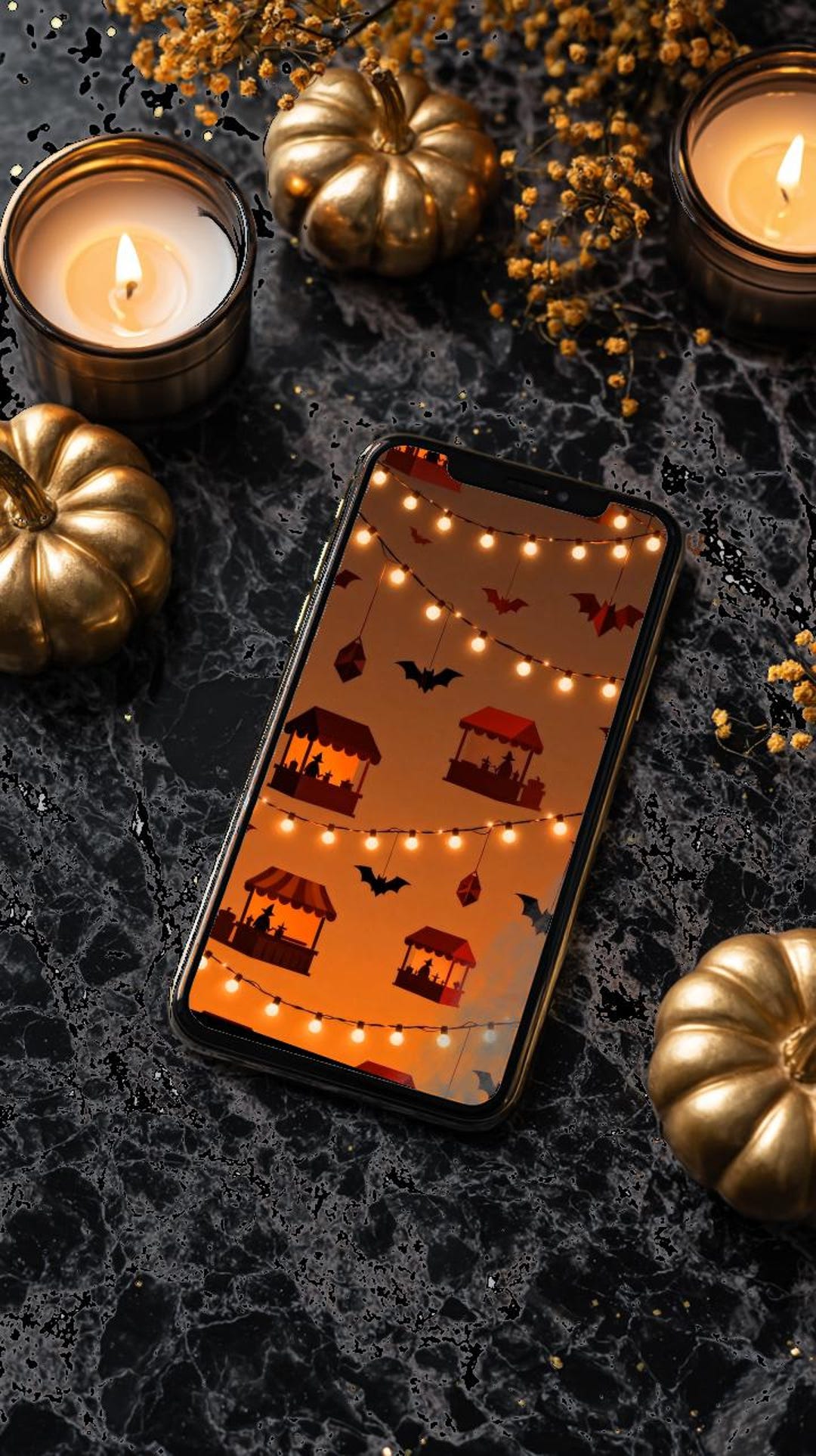 Halloween Animated Background Video Spooky Bats With Glowing Lights and ...