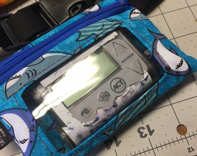 Kids Insulin Pump, Dexcom, Waist Pack With Vinyl Window - Etsy