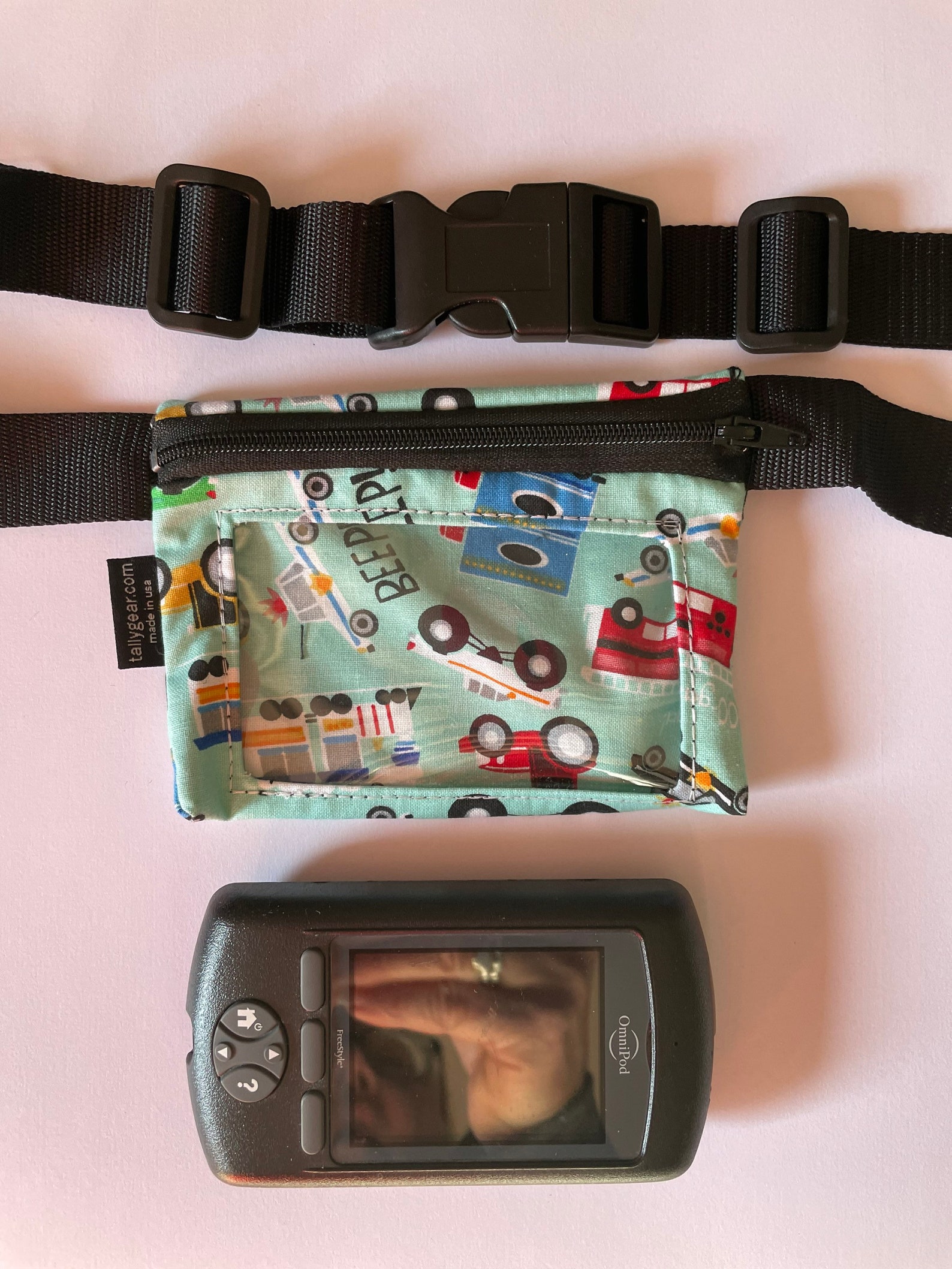 Kids Insulin Pump/dexcom-cellphone Waist Pack With Window-toy Trucks ...