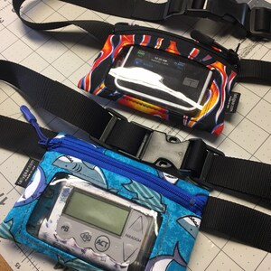 Kids Insulin Pump Dexcom Waist Pack With Vinyl Window - Etsy