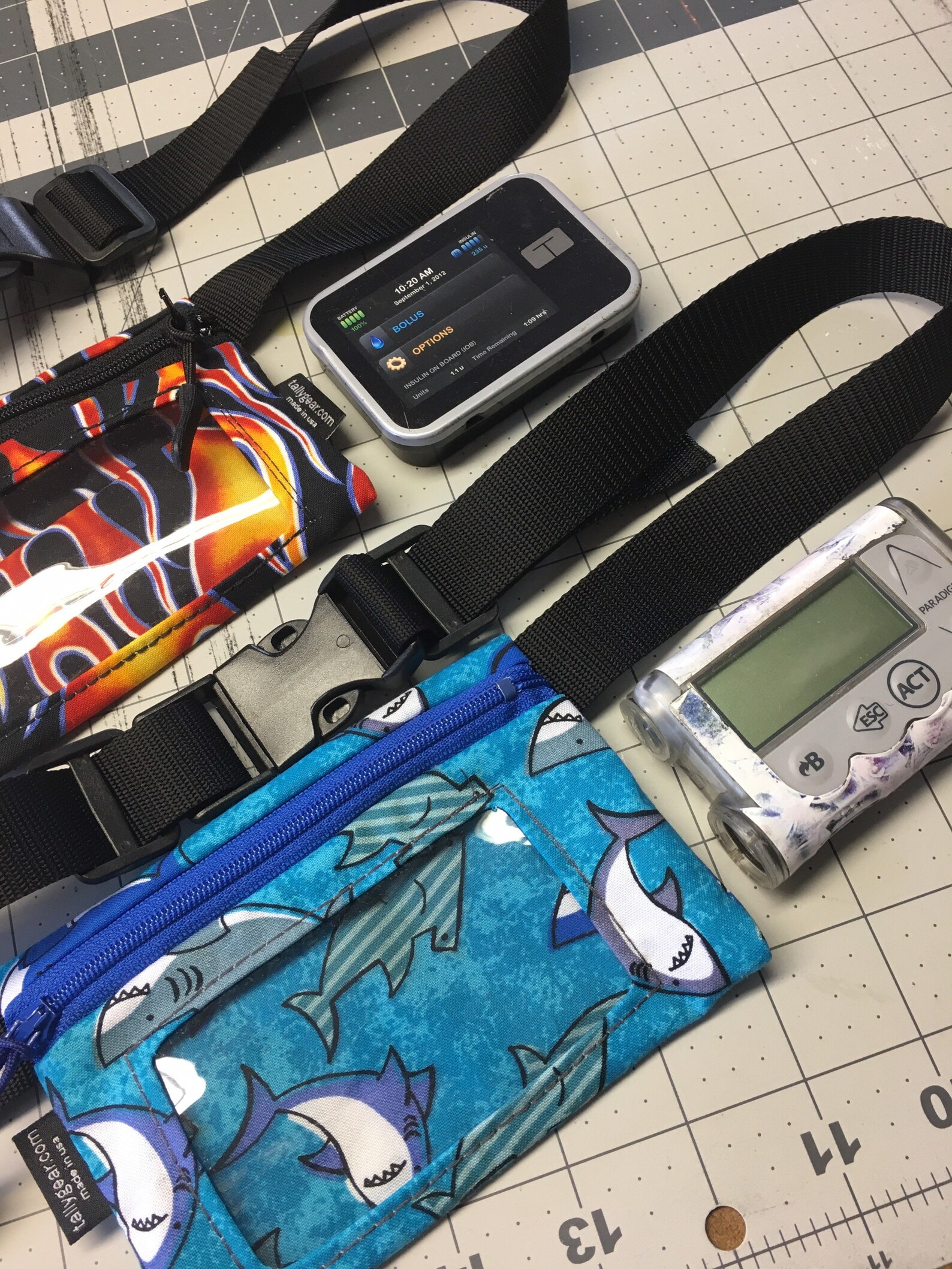 Kids Insulin Pump Dexcom Waist Pack With Vinyl Window | Etsy