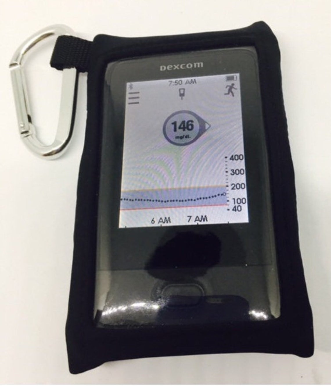 Dexcom G6 Touchscreen Case Black & White Scroll | Etsy