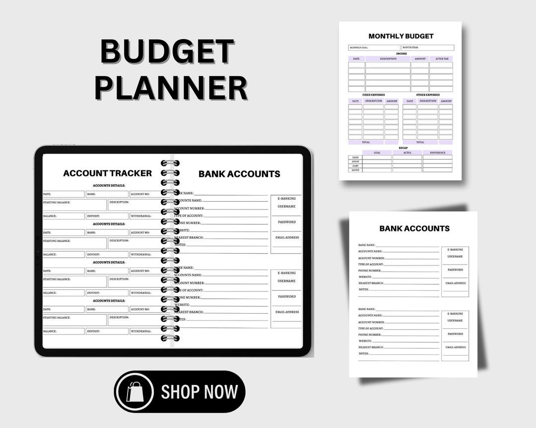 Editable Budget Planner, Expense Tracker | Financial Freedom, Money ...