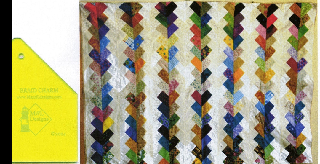 Braid Charm Quilt Template - Etsy