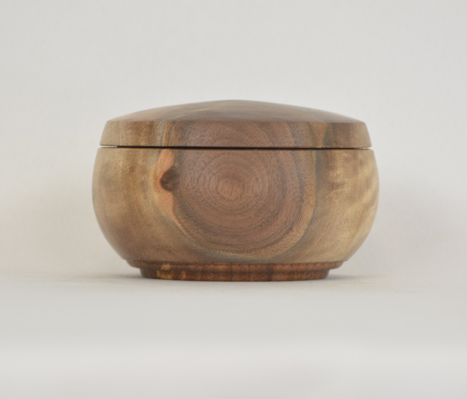 Threaded Lid Walnut Box - Etsy