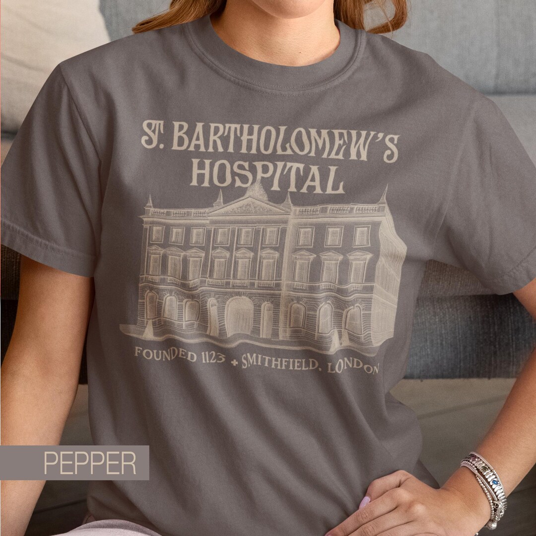 St. Bartholomew's Hospital T-shirt, Sherlock Holmes Inspired ...