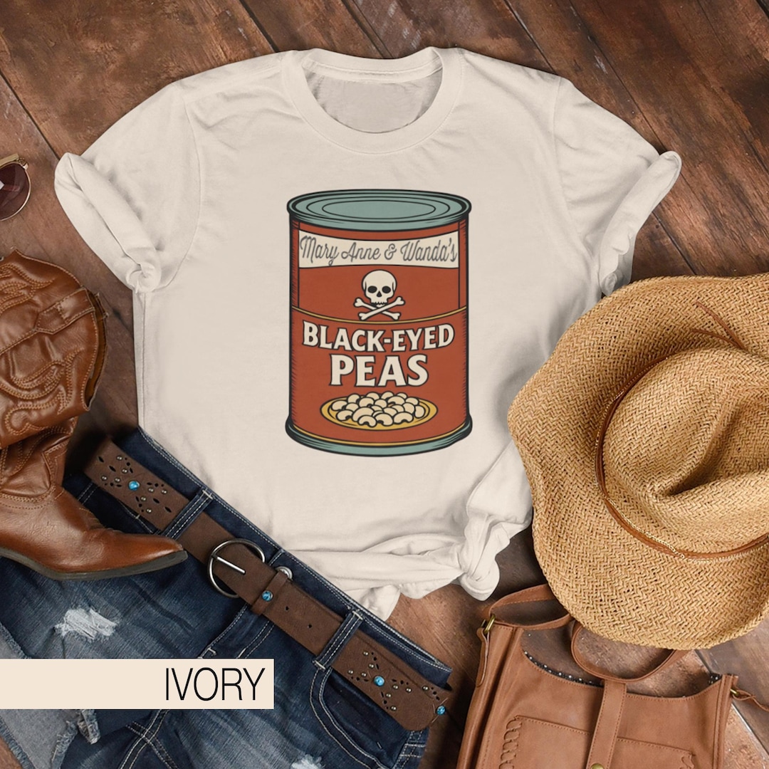 Mary Anne & Wanda's Black-eyed Peas Pop Art Country Tee, Vintage ...