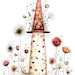 Whimsical Cat Clipart: Watercolor Cats With Floral Hats, Printable Jpgs ...