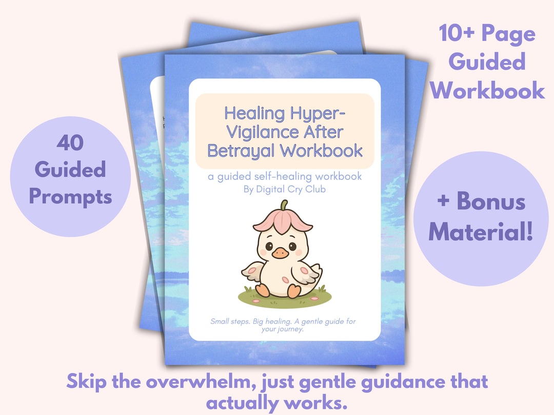 Healing Hypervigilance After Betrayal Workbook | Recovery Tool for ...