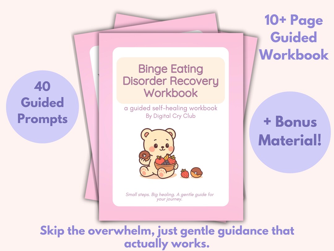 Binge Eating Disorder Recovery Workbook PDF | Stop Emotional Eating ...