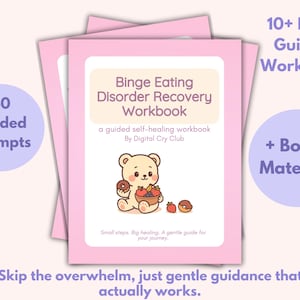 Binge Eating Disorder Recovery Workbook PDF | Stop Emotional Eating ...