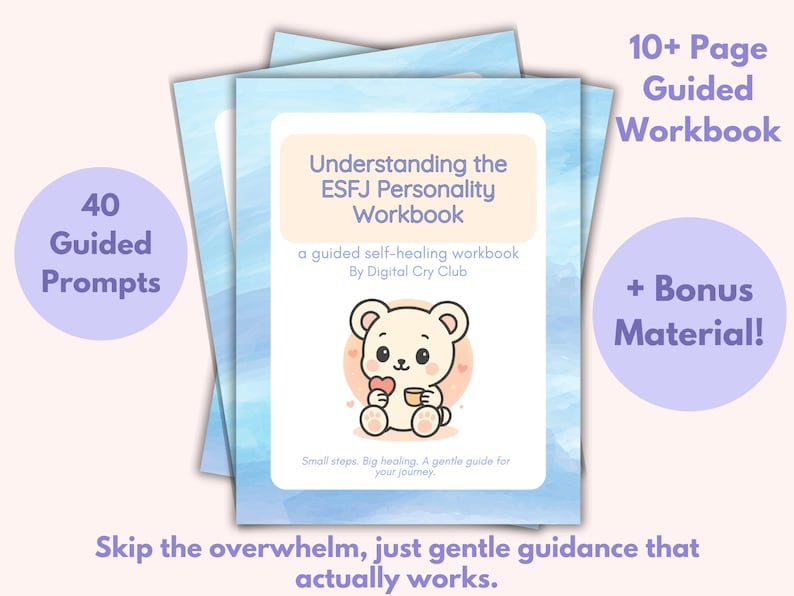 Understanding the ESFJ Personality PDF | MBTI Self Discovery Workbook ...
