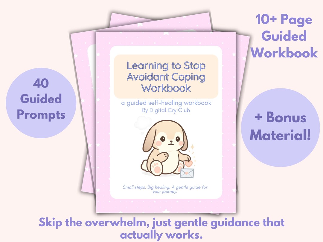 Learn to Stop Avoidant Coping Workbook | Overcome Emotional Avoidance ...