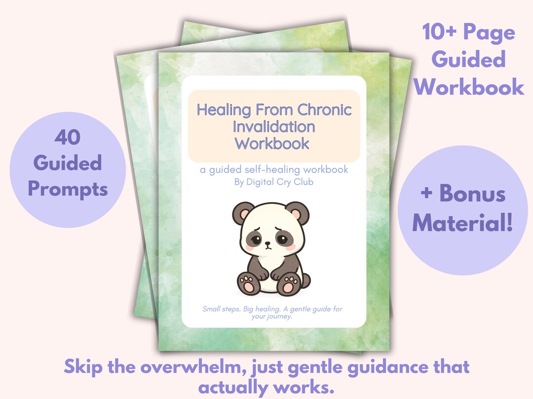 Healing From Chronic Invalidation Workbook PDF | Emotional Self Doubt ...