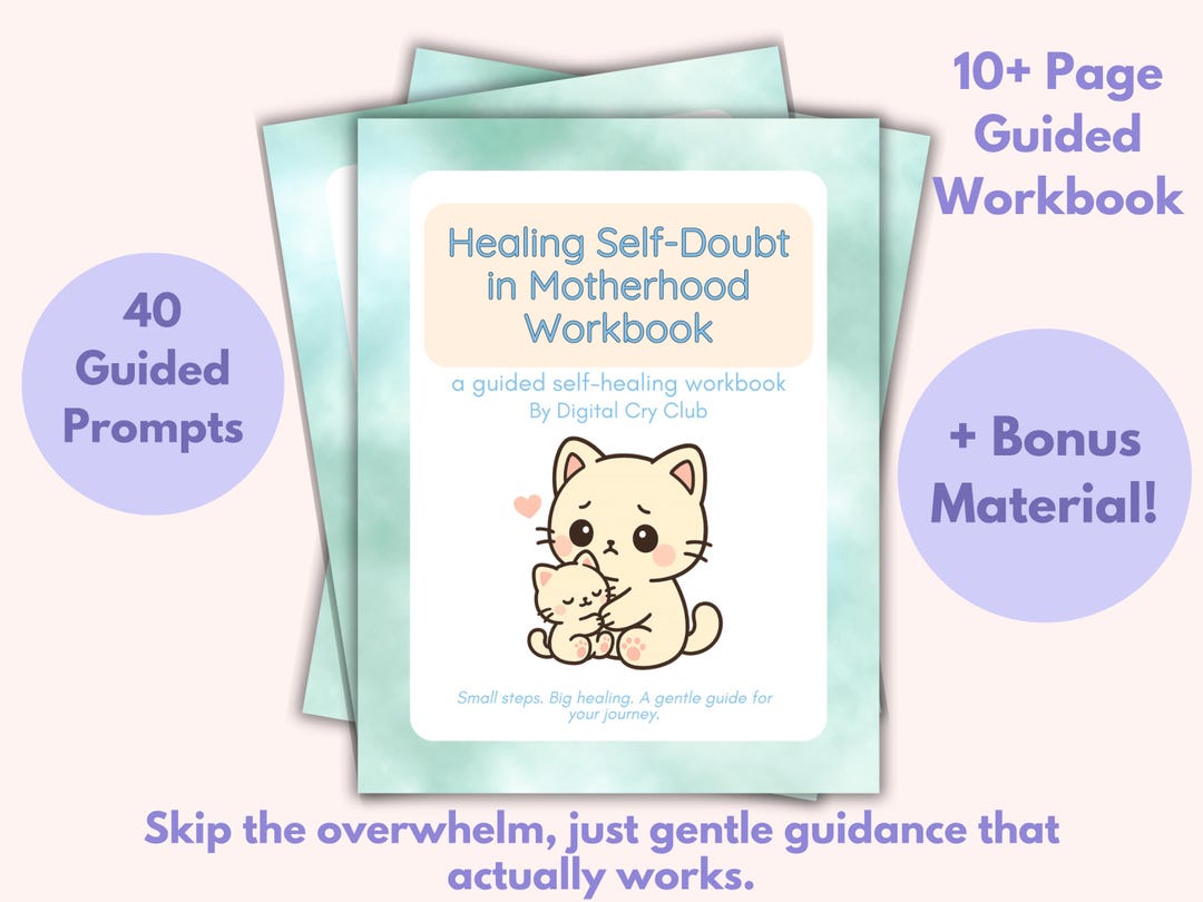 Healing Mom Doubt Workbook | Mother Wound Healing, Overcoming Mom Guilt ...