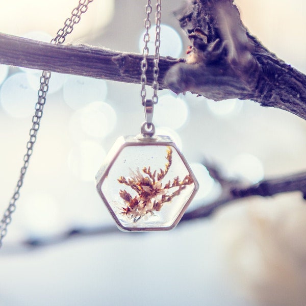 Real Flower Necklace - Etsy