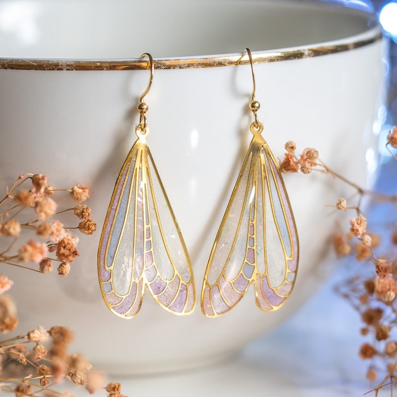 Fairy Wing Earrings - Etsy