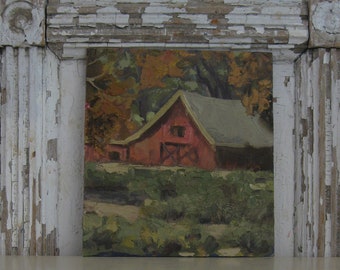 Red barn | Etsy