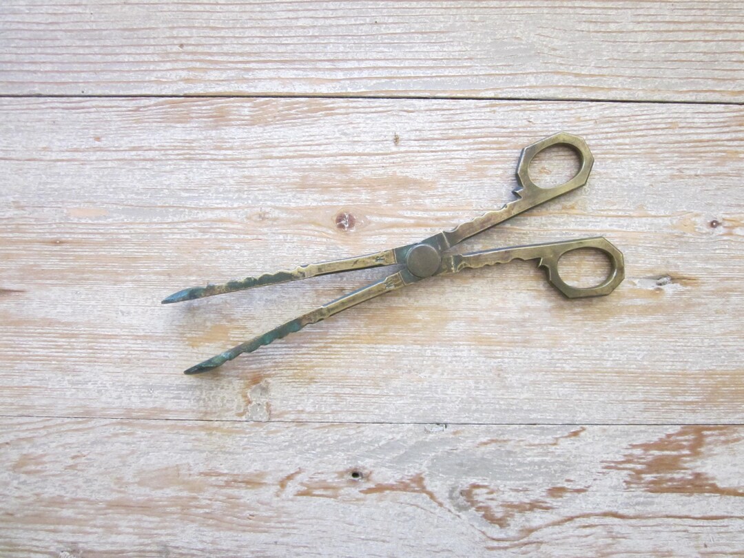 Antique Victorian Solid Brass Sugar Nips, Sugar Loaf Scissors ...