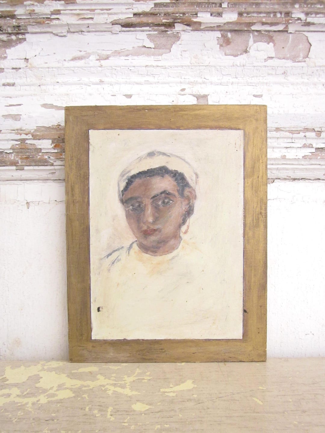 Portrait Painting, Female Portrait, "moorish Girl", Bohemian Home Decor ...
