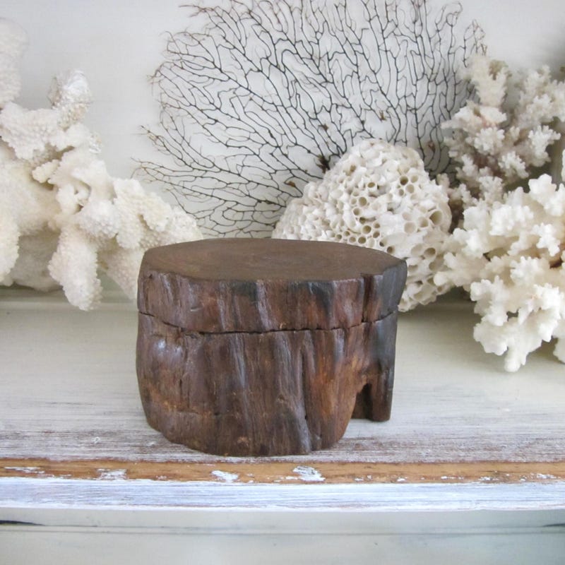 Teak Trinket Box With Lid - Etsy